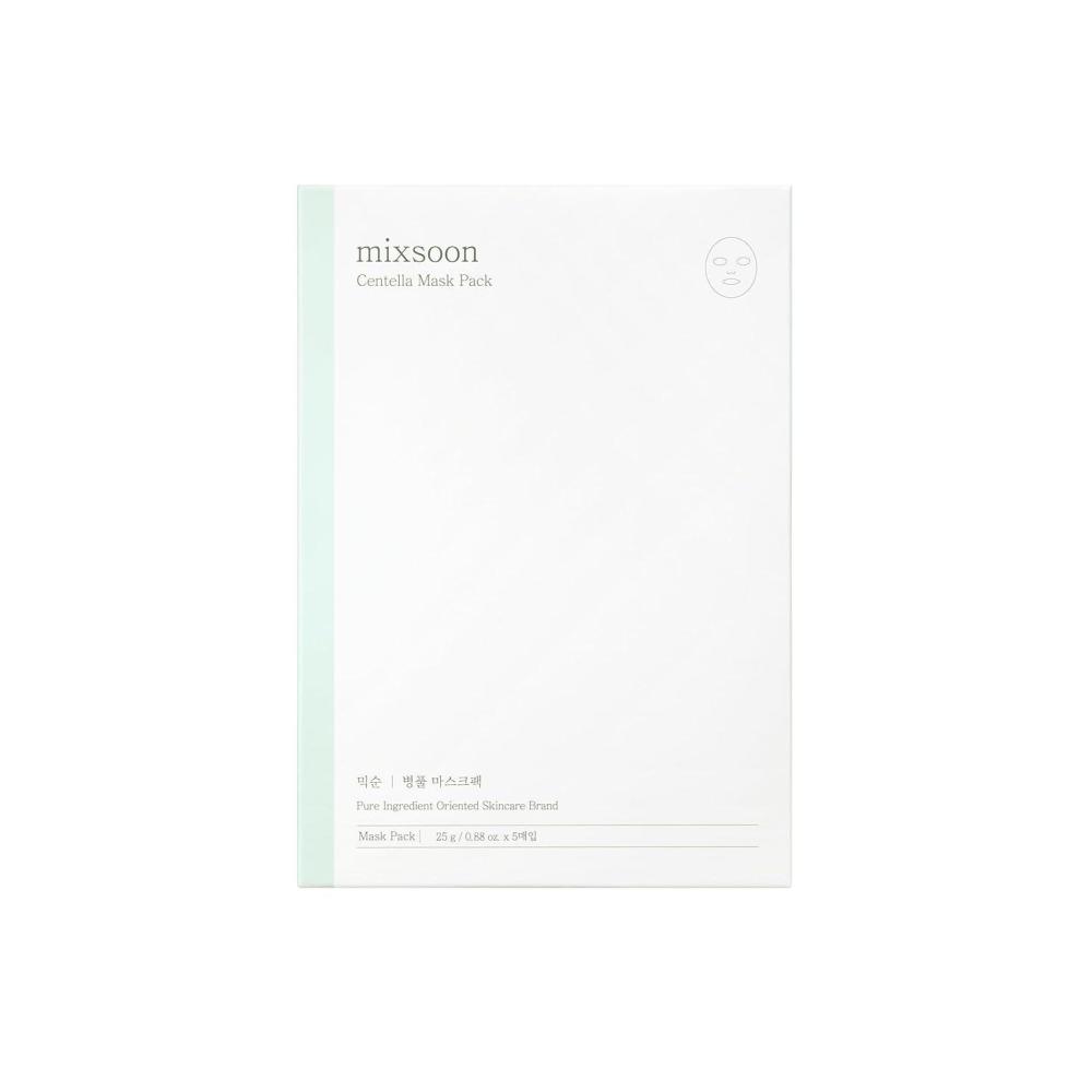 mixsoon Centella Mask Pack Face Moisturizer Soothing Calming Sheets ...