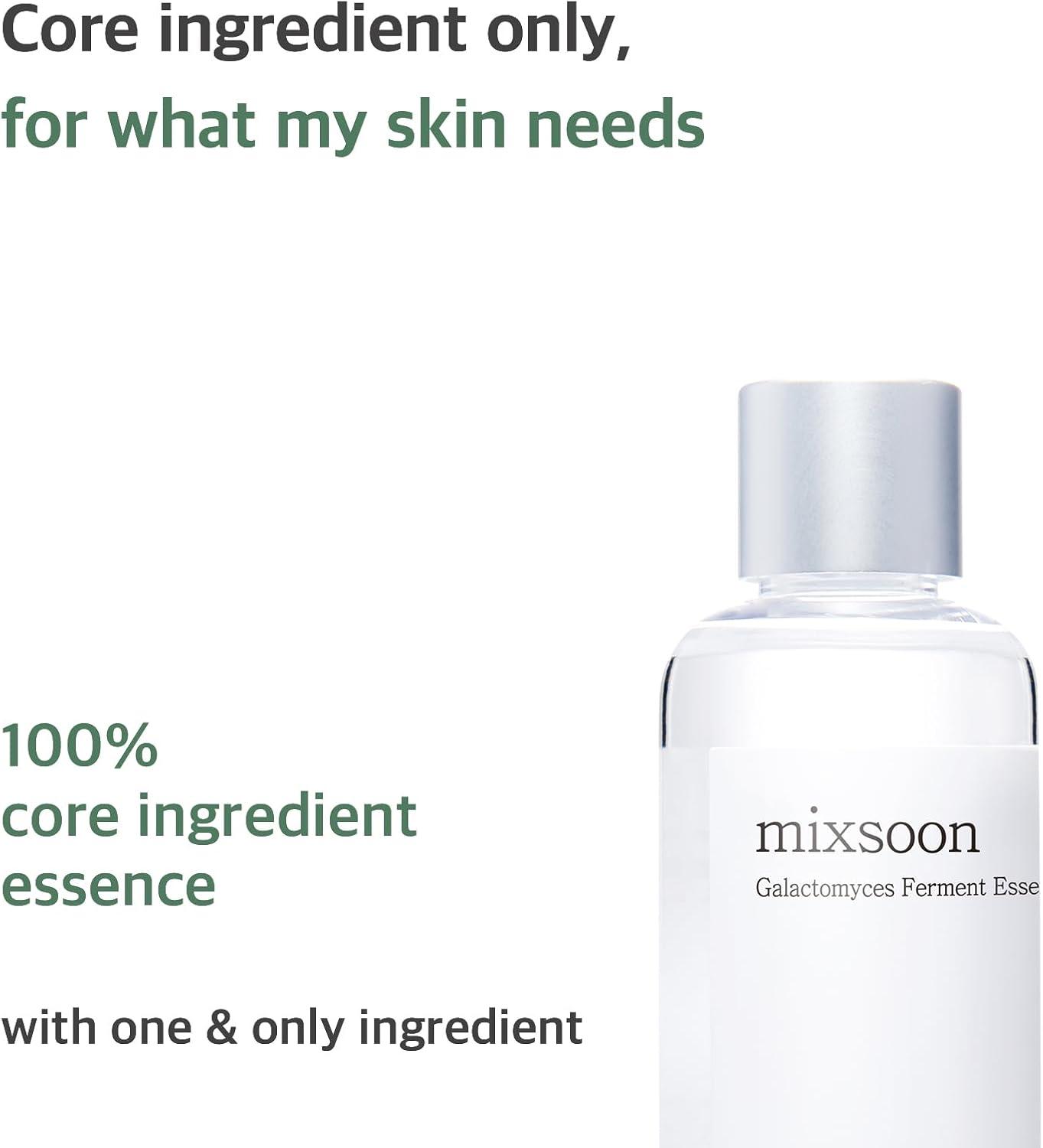 mixsoon Galactomyces Ferment Essence – Deep Moisture, Tone Clarifying ...